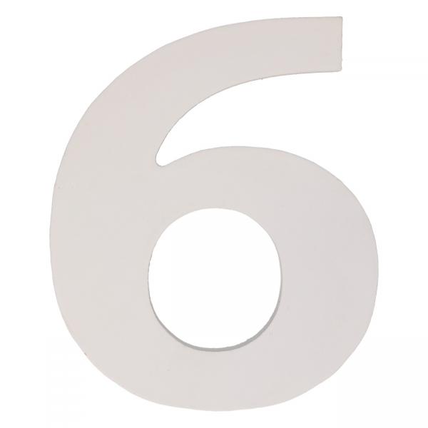 Houten Cijfer 6