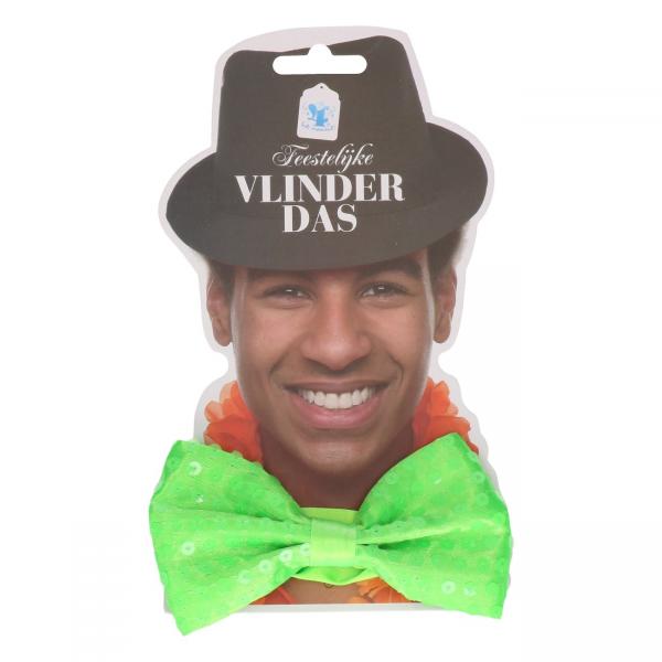 Vlinderdas Neon Groen